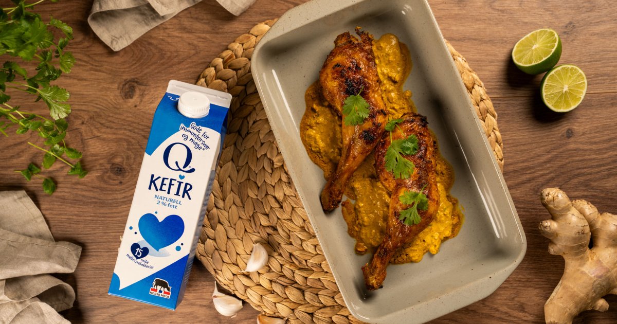 Kyllingmarinade med Q Kefir Naturell - Q Meieriene