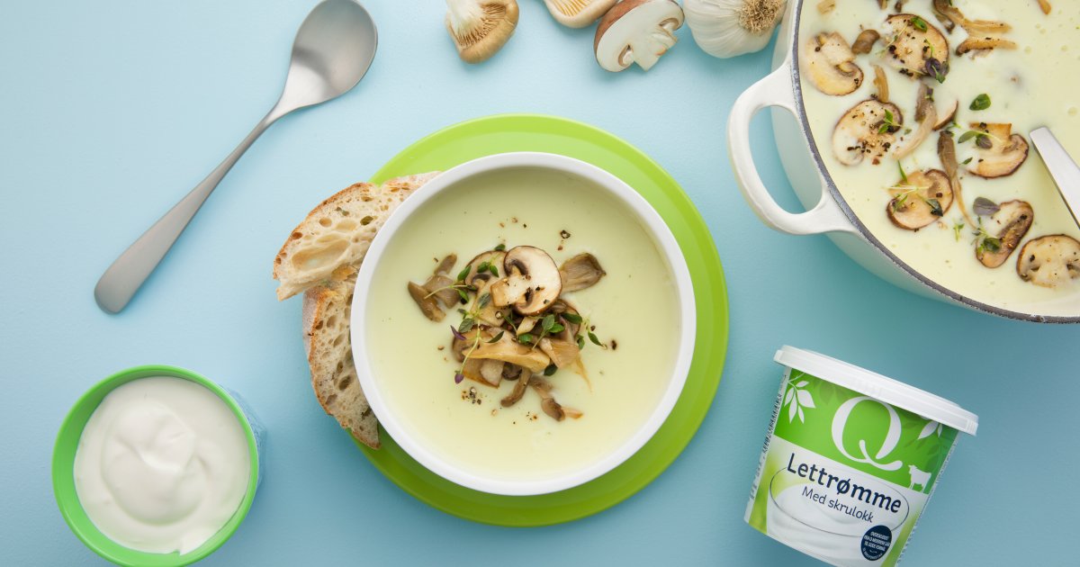 Soppsuppe med Q® Lettrømme - Q Meieriene