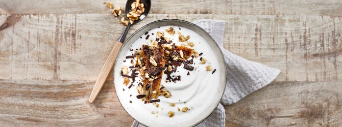 Stekt banan med Q® Yoghurt Vanilje - Q Meieriene